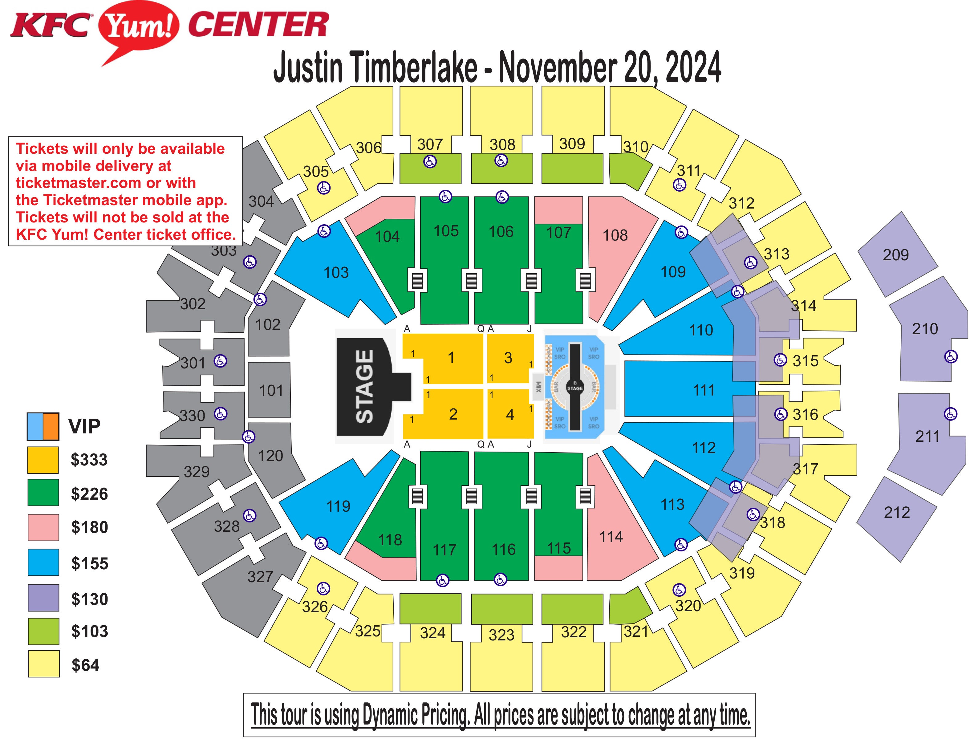 Justin Timberlake: The Forget Tomorrow World Tour | KFC Yum! Center